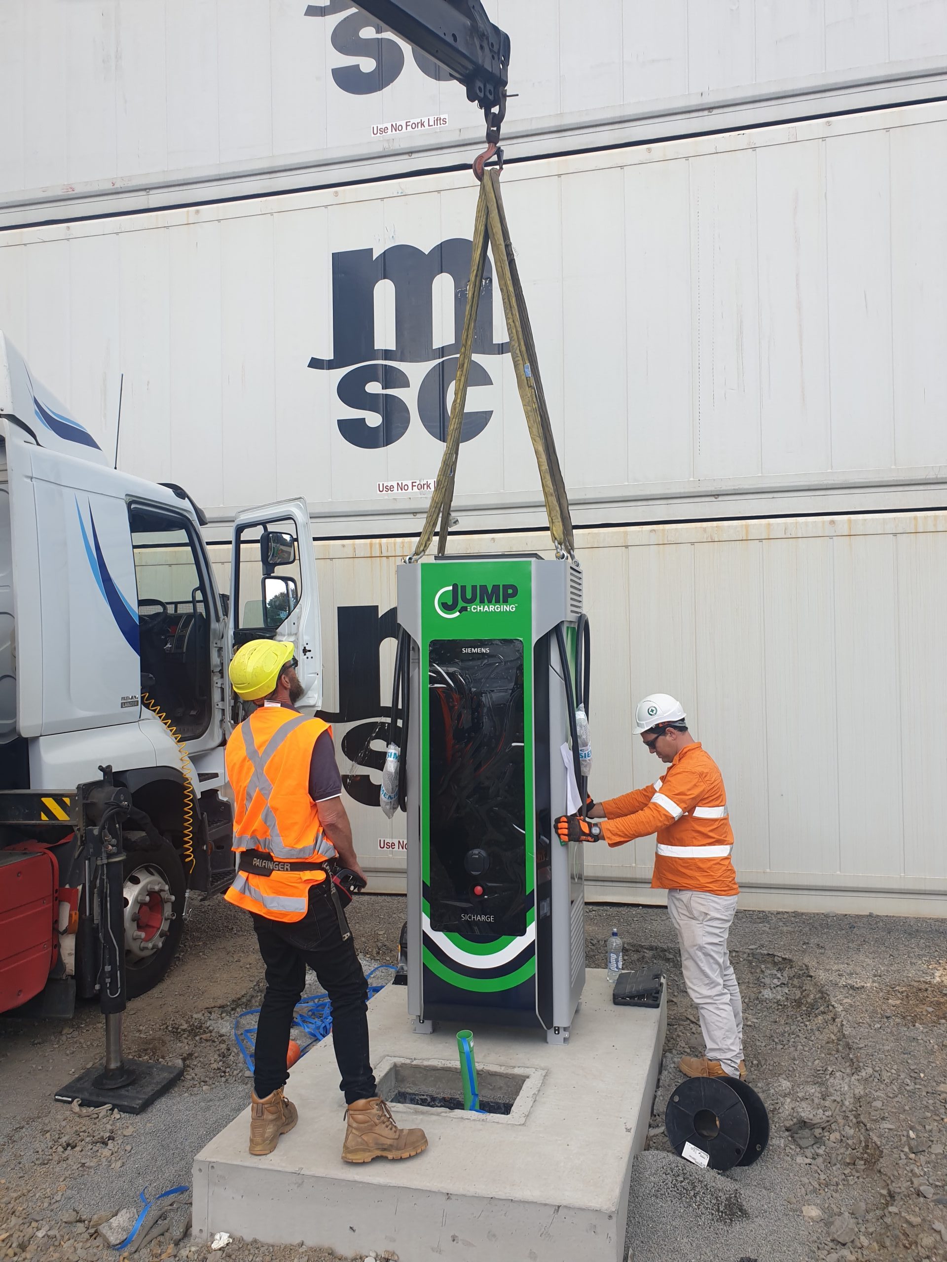 Container Co Rapid Charging Infrastructure - Jump Charging